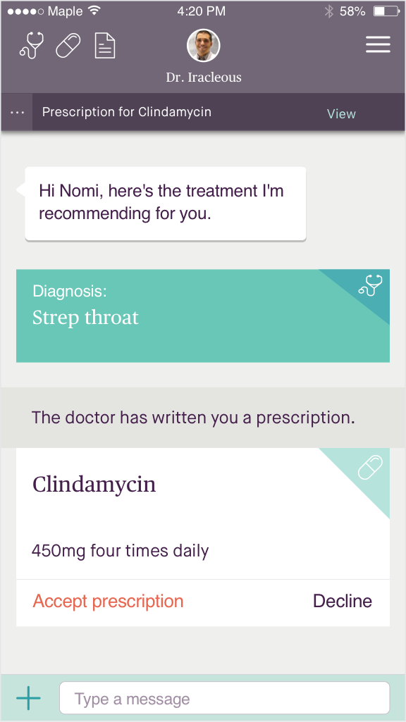 Get a Clindamycin Prescription Online - Licensed Canadian Doctors | Maple