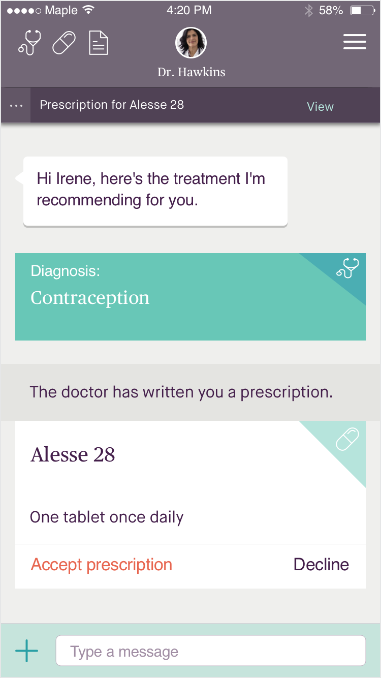 Get an Alesse 28 Prescription Online. Licensed Canadian Doctors | Maple